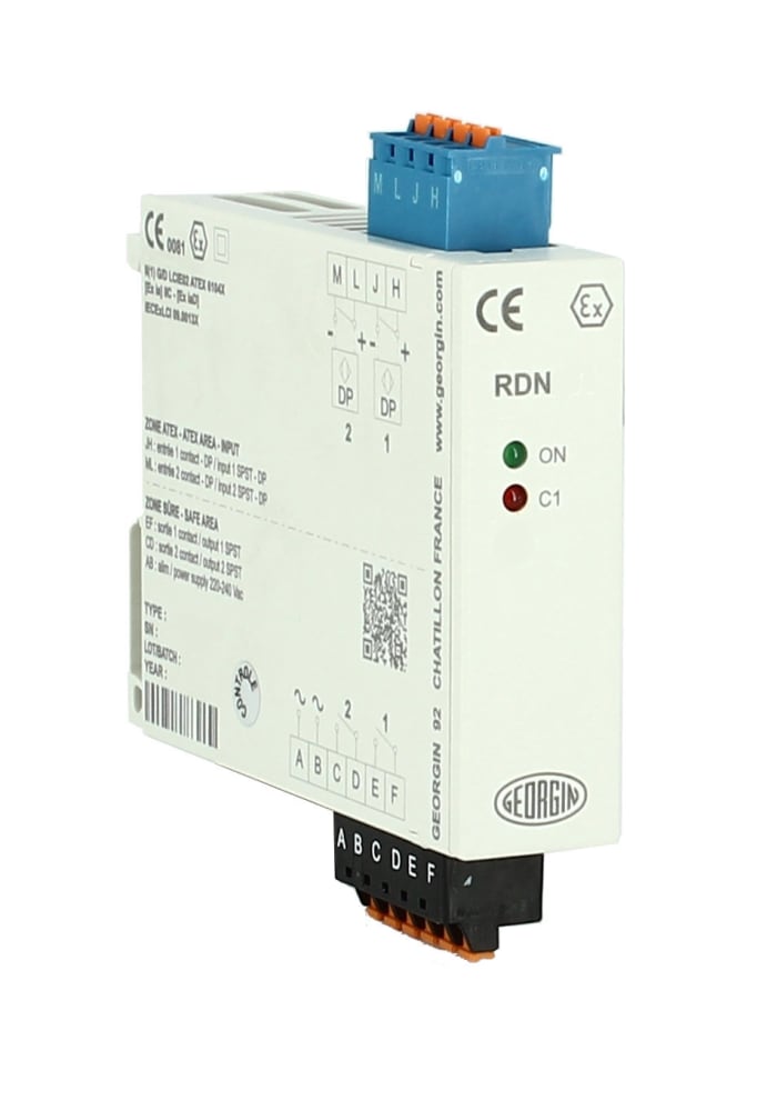 RDN110002 GEORGIN | GEORGIN 1 Channel Intrinsic Security Relay, ATEX ...