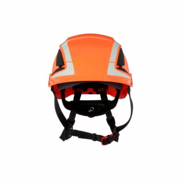 7100175098 3M | 3M X5000 Orange Helmet with Chin Strap ...