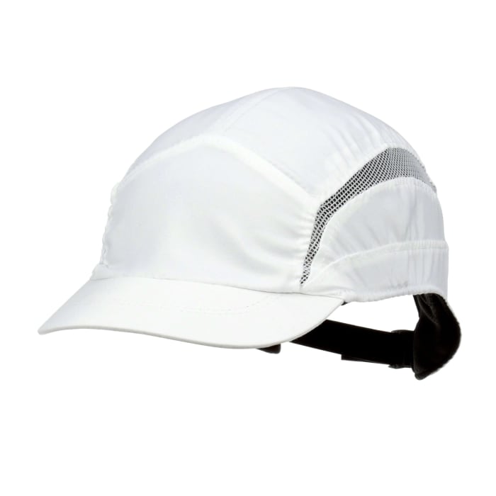 7100217861 3M | 3M Grey, White Short Peaked Bump Cap, ABS Protective ...