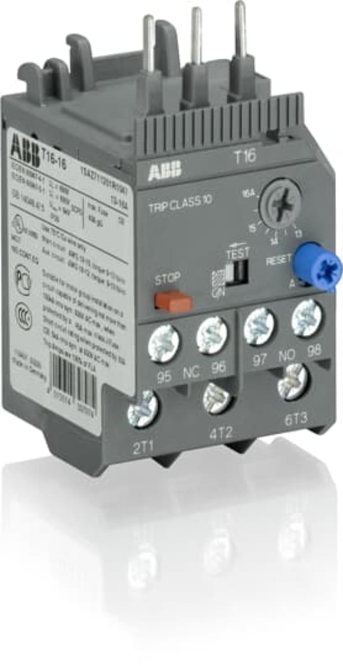 1SAZ711201R1045 T16-13 ABB | ABB Thermal Overload Relay 1NC/1NO, 10 → ...