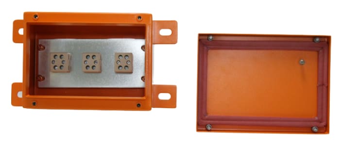RS PRO | RS PRO Orange Steel Junction Box, IP65, 250 x 150 x 100mm ...