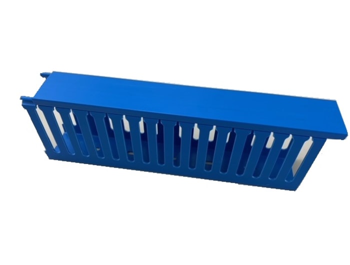 RS PRO | RS PRO Blue Slotted Panel Trunking - Open Slot, W25 mm x D50mm ...