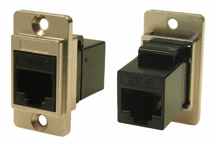 RS PRO | RS PRO Socket RJ45 Connector, Panel Mount, Cat5e 1 Port 8 -Way ...