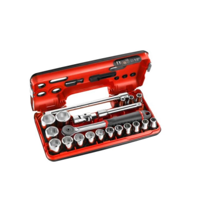 S.161DBOX1 Facom | Facom 21-Piece Metric 1/2 in Standard Socket Set ...