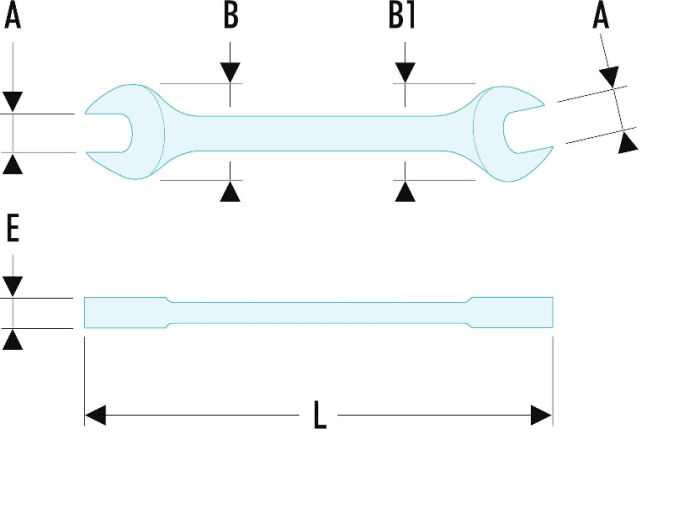 44.38X42 Facom | Facom 44 Series Open Ended Spanner, 38mm, Metric ...