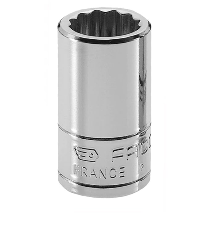 R.9E Facom | Facom 1/4 in Drive 9mm Standard Socket, 12 point, 22 mm ...
