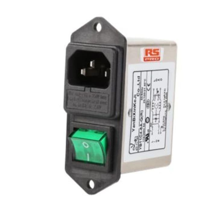 RS PRO | RS PRO IEC Inlet Filter | 237-8669 | RS