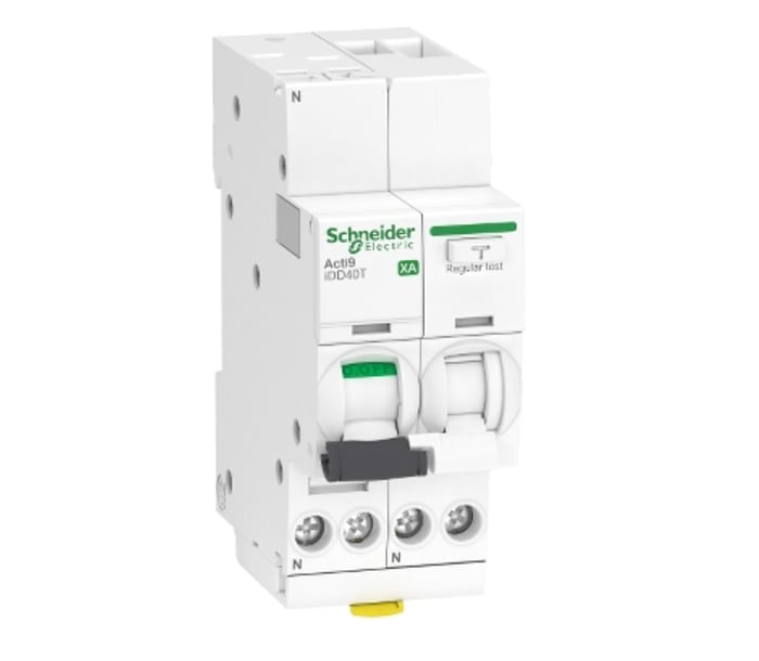 A9DQ2620 Schneider Electric | Schneider Electric RCBO, 20A Current Rating, 1P+N Poles, 30mA Trip ...