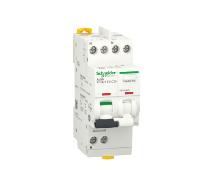 A9DV6625 Schneider Electric | Schneider Electric RCBO, 25A Current ...