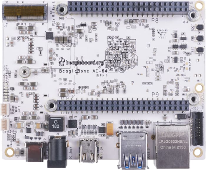 102110646 Beagleboard.org | Beagleboard.org BeagleBone® AI-64 | 239-7123 | RS Components