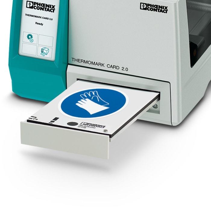 1085267 Phoenix Contact | Phoenix Contact THERMOMARK CARD 2.0 Label ...