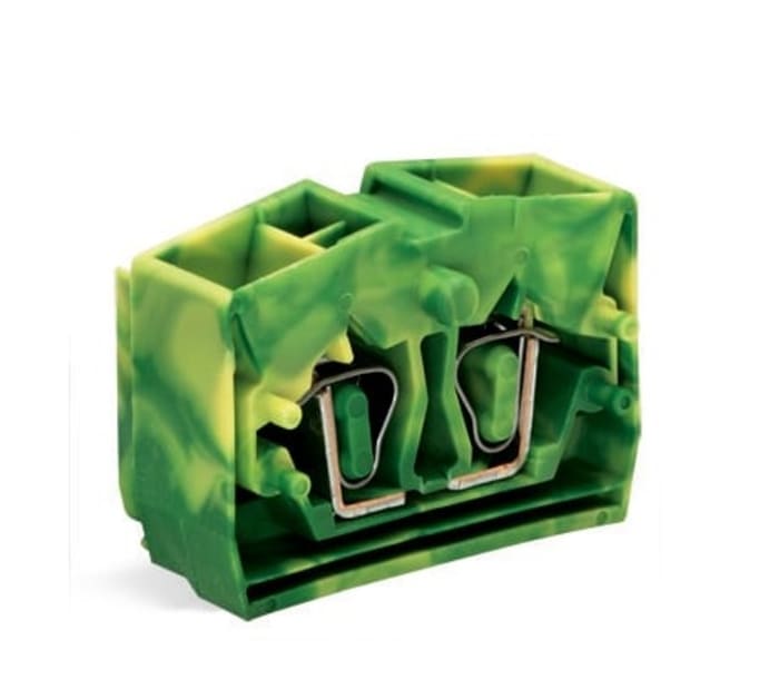 264-357 WAGO | WAGO 264-357 264 Series Green/Yellow, 2.5mm², Single ...