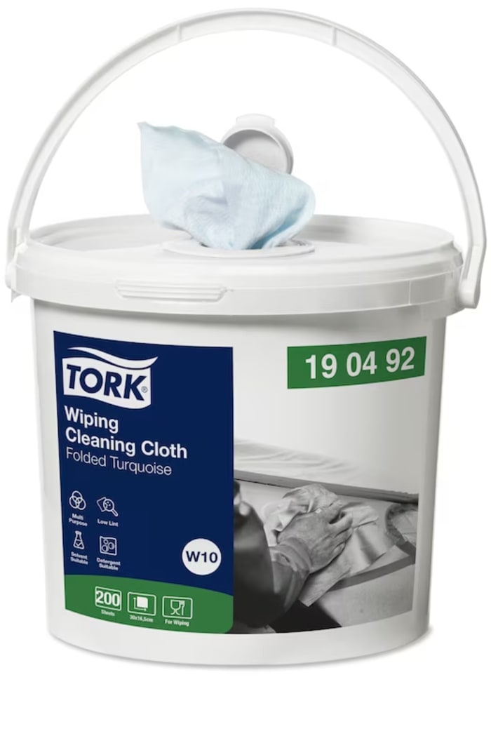 190492 Tork | Bayetas Tork Tork de color Turquesa, en Plástico de 200 ...