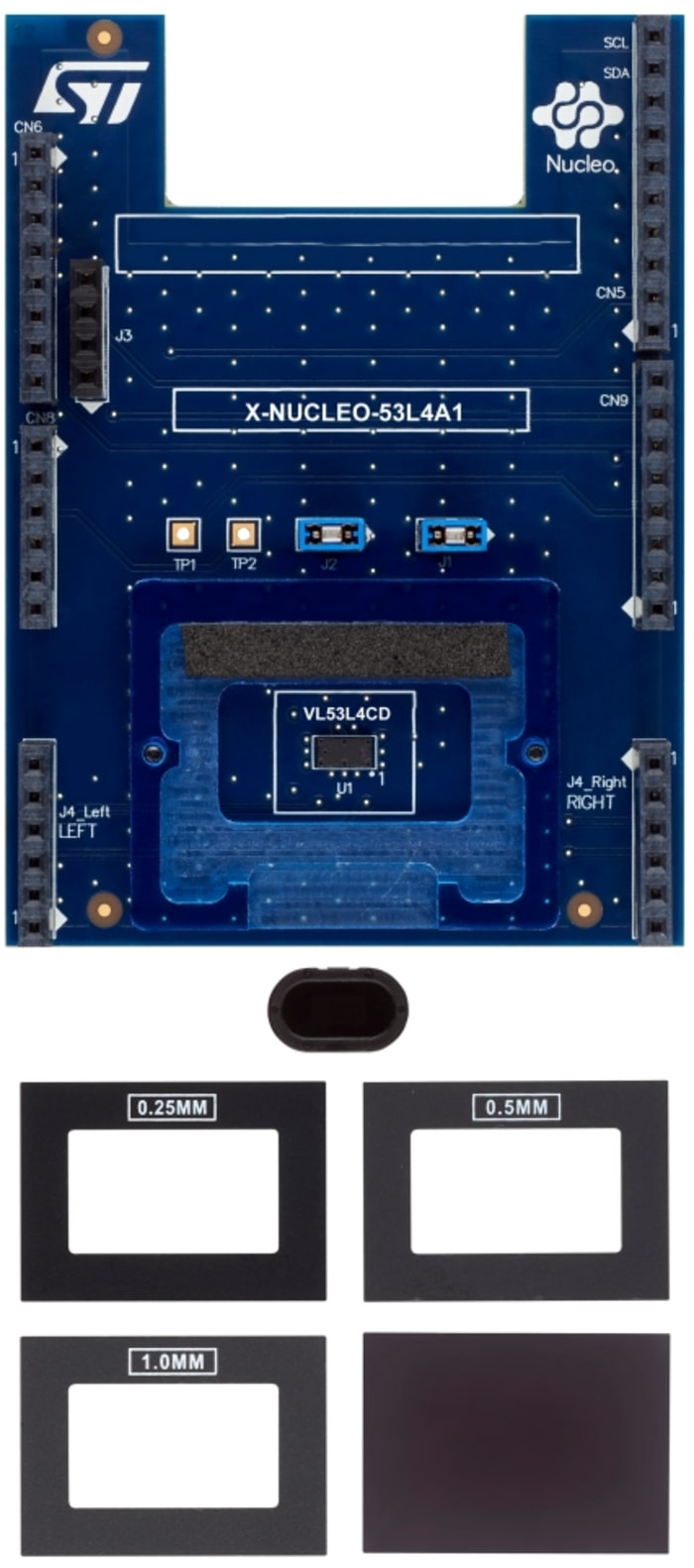 X-NUCLEO-53L4A1- STMicroelectronics | STMicroelectronics X-NUCLEO ToF Sensor Evaluation Board ...