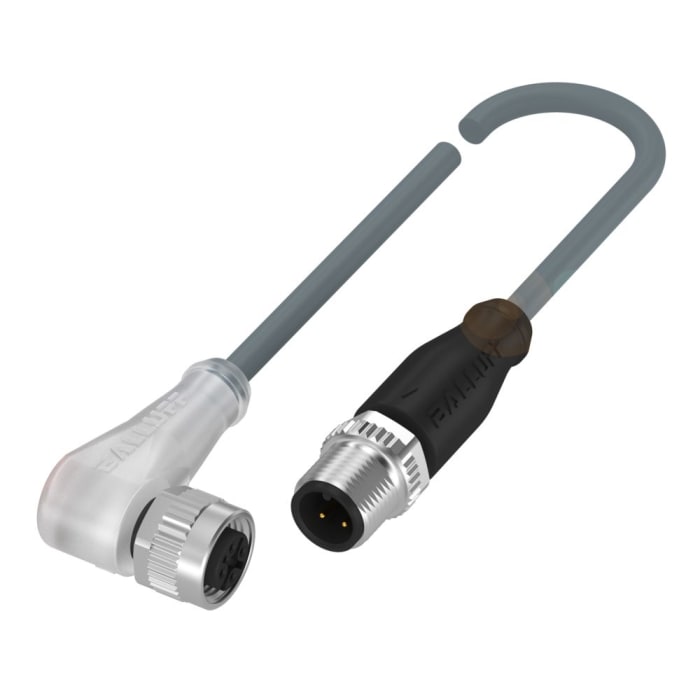 BCC0398 BALLUFF | BALLUFF Right Angle Female M12 to Straight Male M12 ...