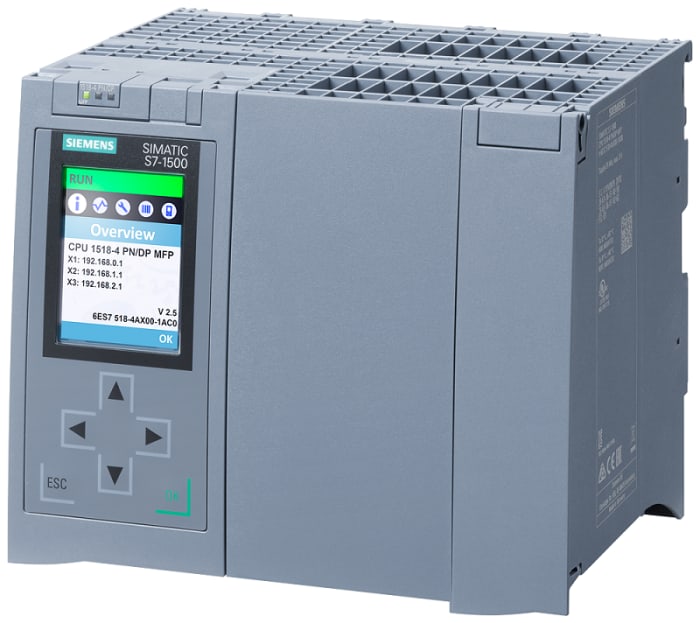 6ES7518-4AX00-1AC0 Siemens | Siemens SIMATIC S7-1500 Series PLC CPU for ...