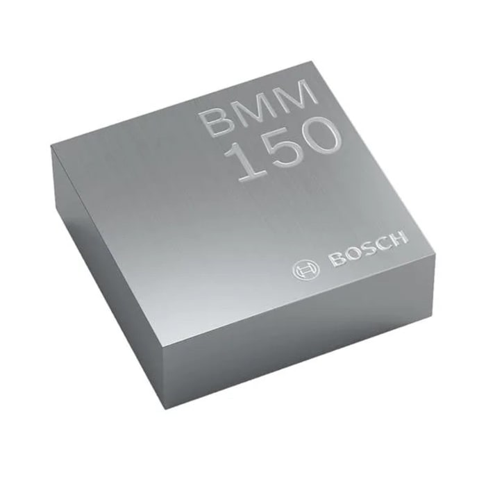 BMM150 Bosch Sensortec | Bosch Sensortec 3-Axis Surface Mount Motion Sensor Module, I2C, SPI ...