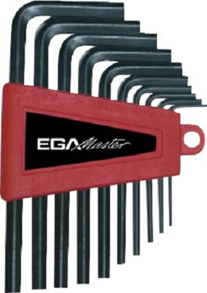 61500 Ega-Master | Ega-Master 10 piece L Shape Metric Hex Key Set, 1.5 ...