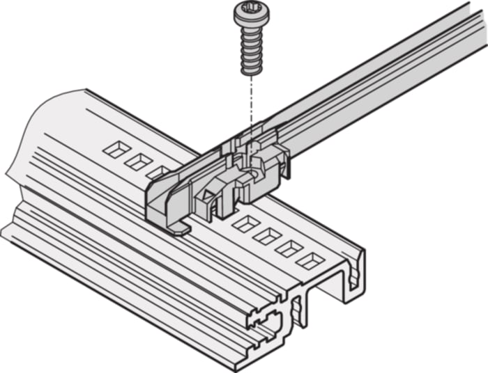 24568-361 nVent SCHROFF | nVent SCHROFF Guide Rail | 245-7848 | RS