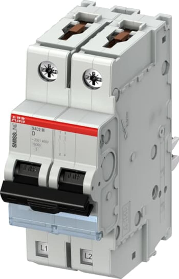 2CCS572001R0201 ABB | ABB SMISSLINE TP MCB, 2P, 400A Curve D, 400V AC ...