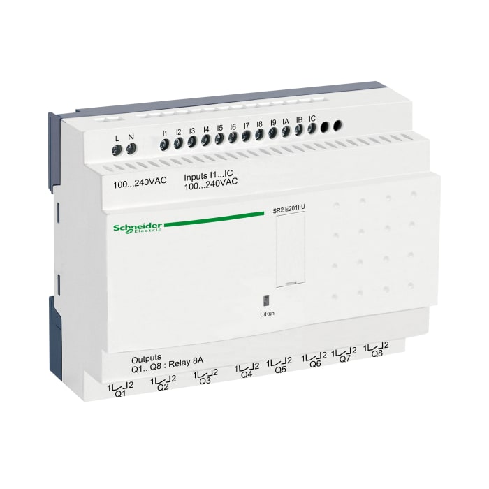 SR2E201FU Schneider Electric | Schneider Electric Zelio Logic Series Logic Module, Relay Output ...