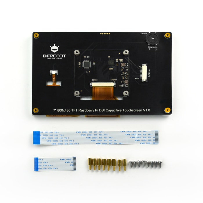 Dfr0678 Dfrobot Dfrobot Raspberry Pi Lcd Touchscreen With 7in Tft Color Display 247 3220 Rs