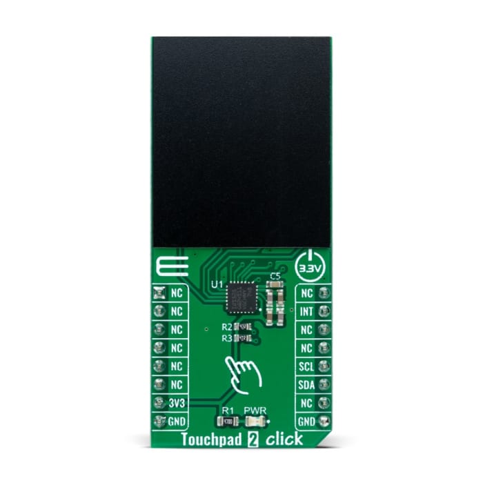 MIKROE-4594 MikroElektronika | MikroElektronika Touchpad 2 Click Capacitive Touch Add On Board ...