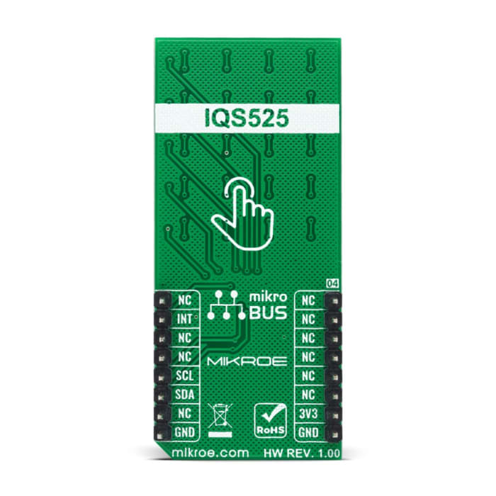 MIKROE-4594 MikroElektronika | MikroElektronika Touchpad 2 Click Capacitive Touch Add On Board ...