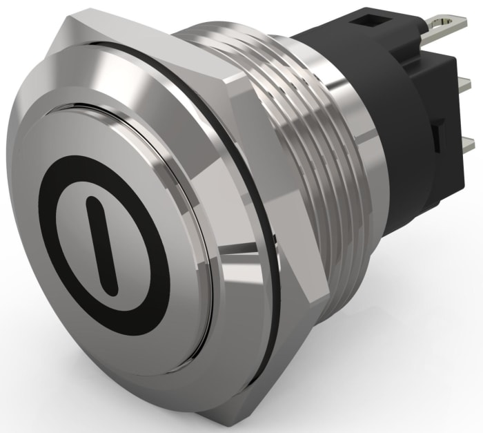 82-6161.2000.B001 EAO | EAO 82 Series Push Button Switch, Latching, Panel Mount, 22.3mm Cutout ...