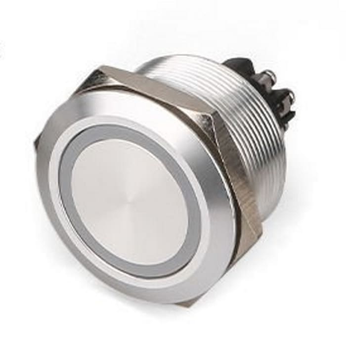 RS PRO | RS PRO Illuminated Push Button Switch, Momentary, Panel Mount ...