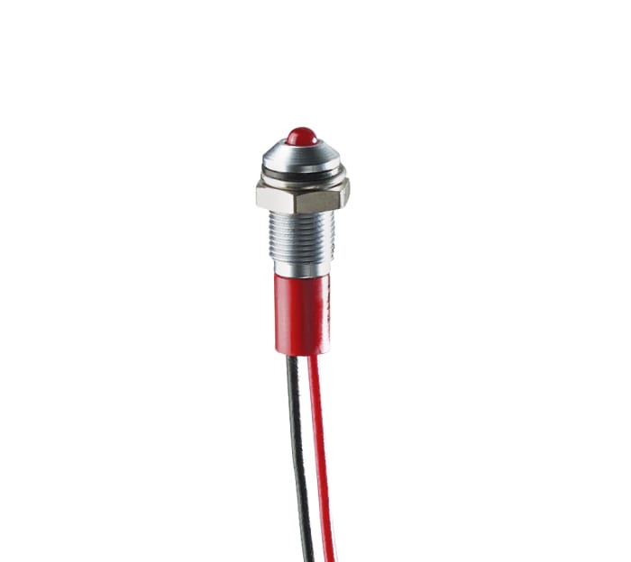 RS PRO | RS PRO Red Panel Mount Indicator, 2V dc, 8mm Mounting Hole ...