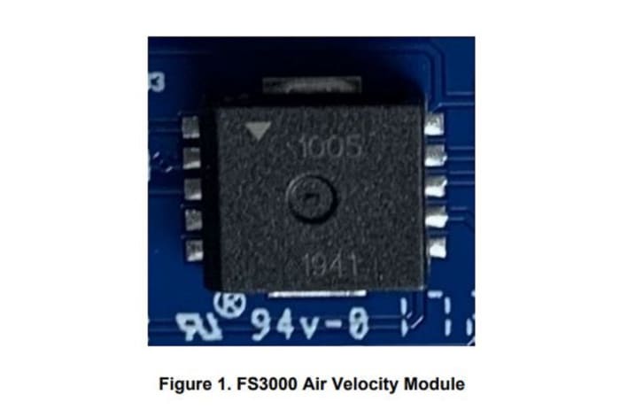 FS3000-1015 Renesas Electronics | Renesas Electronics FS3000 Series Air Velocity Module Airflow ...