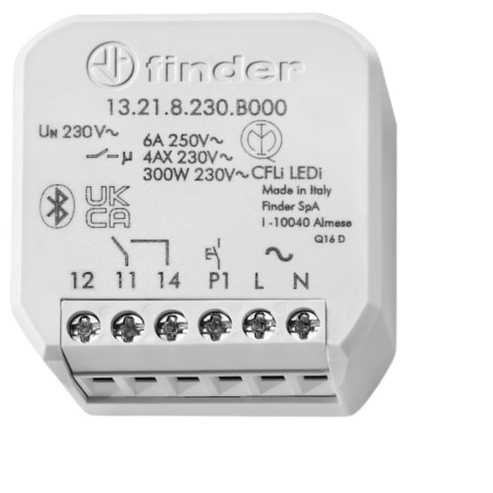 13.21.8.230.B000 Finder | Finder Wall Mount Timer Relay, 250V, 1 ...