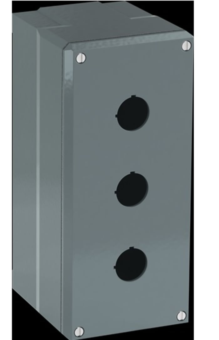 HW052032 ABB | ABB Grey Aluminium Modular Metal Push Button Enclosure ...