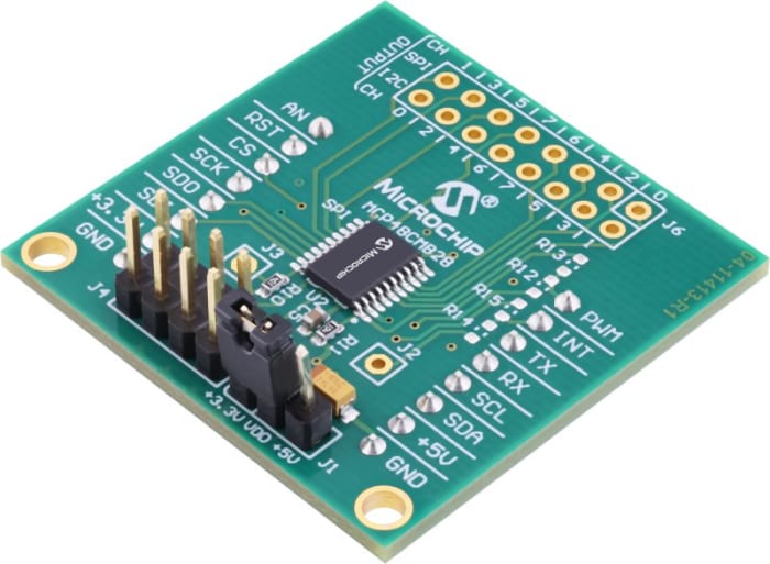 EV76B70A Microchip | Microchip 1 LSb Octal DAC Evaluation Board DAC ...