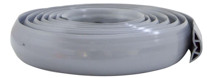 RS PRO | RS PRO 500mm Grey Cable Cover in PVC, 12 x 19mm Inside dia ...
