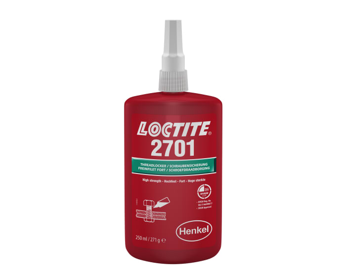 LOCTITE 2701 BO 250ML EGFD Loctite | Loctite Loctite 2701 Green Thread ...
