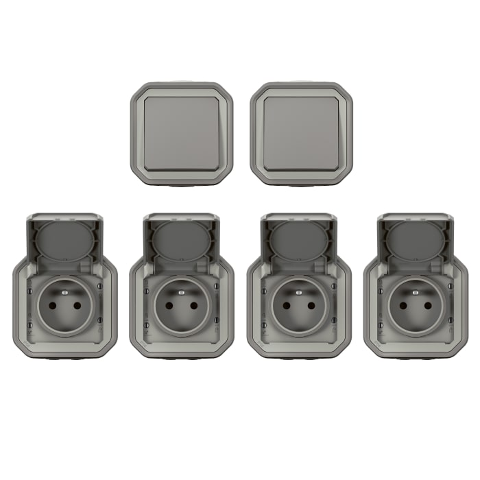 200490 Legrand | Legrand Grey Plug Socket Enclosure Accessory Indoor ...
