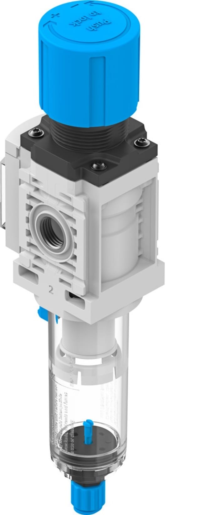 MS4-LFR-1/4-D6-E-P-M-AG-BAR-B Festo | Festo MS Filter Regulator, 40μm, G 1/4, Manual | 253-9221 ...