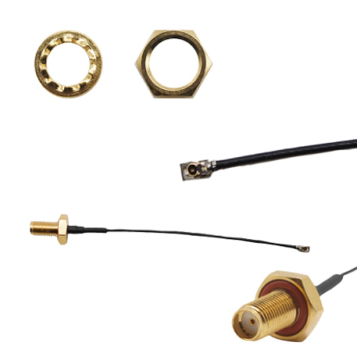 ASMGAL010XC137S11 Siretta | Siretta Male MHF4 to SMA, IP67 Coaxial ...