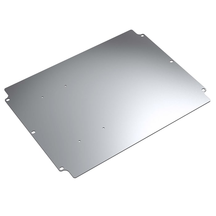 10011019 Rose | Rose Galvanised Steel Mounting Plate, 2mm H, 584mm W ...