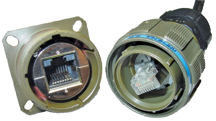 RJFTV6MZN Amphenol Socapex | Amphenol Socapex Male Ethernet Connector ...