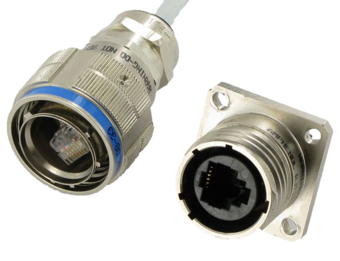 RJFTVX6MG Amphenol Socapex | Amphenol Socapex Male Ethernet Connector ...