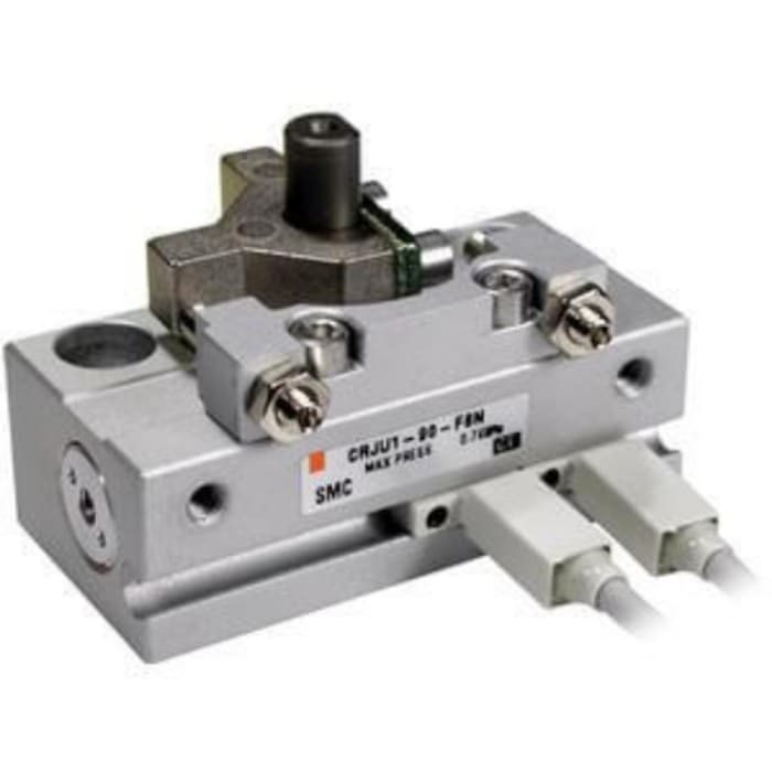 CRJU05-90 SMC | SMC CRJ Series 4 bar Pneumatic Rotary Actuator, 1 mm ...