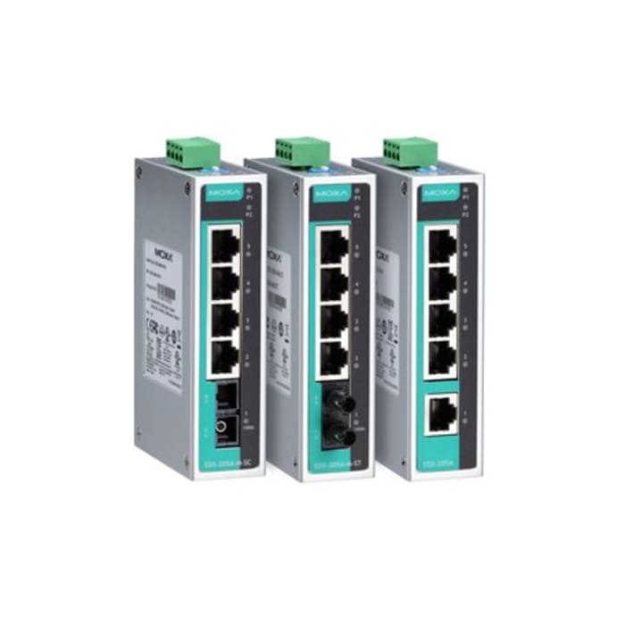 EDS-205A-S-SC-T MOXA | Unmanaged switch with 4 10/100BastT(X) p | 255 ... EDS-205A-S-SC-T MOXA | Unmanaged switch with 4 10/100BastT(X) p | 255 ...