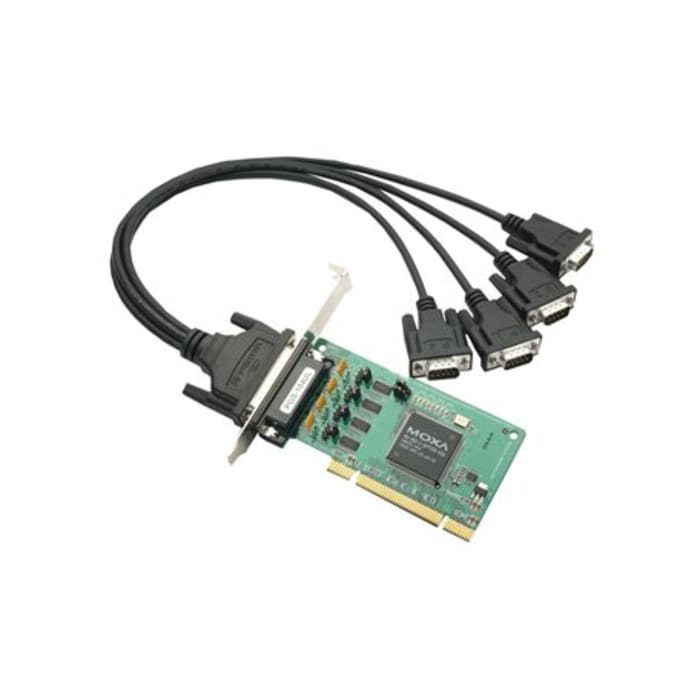 POS-104UL-DB9M MOXA | MOXA 4 Port PCI RS232 Serial Board | 255-3440 | RS