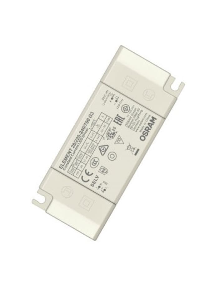 ELEMENT-28/220-240/700-G3 Osram | Osram LED Driver, 21 → 40V Output, 28W Output, 150 → 1050mA ...