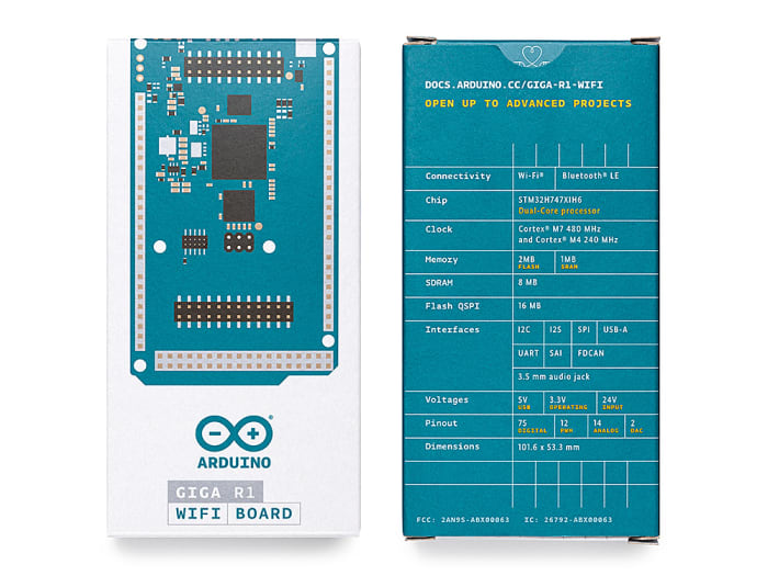 ABX00063 Arduino | Placa Arduino Arduino Arduino GIGA R1 WiFi | 262 ... ABX00063 Arduino | Placa Arduino Arduino Arduino GIGA R1 WiFi | 262 ...