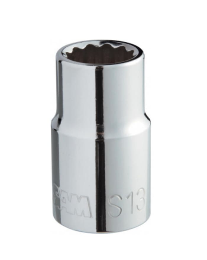 S-16 SAM | SAM 1/2 in Drive 16mm Standard Socket, 12 point, 38 mm ...