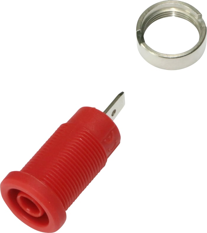 3274-I-R Electro PJP | Electro PJP Red Female Banana Socket, Plug In ...